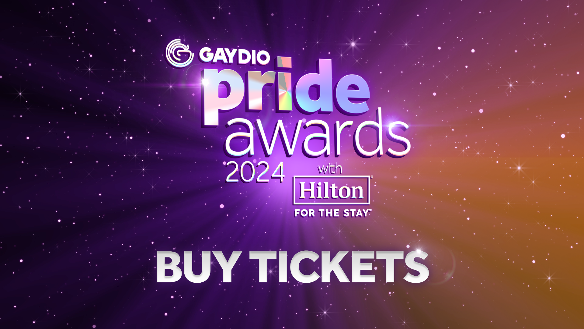 Tickets – Gaydio Pride Awards